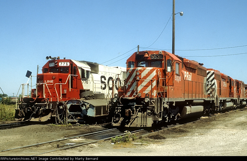 CP 5536 and SOO 776